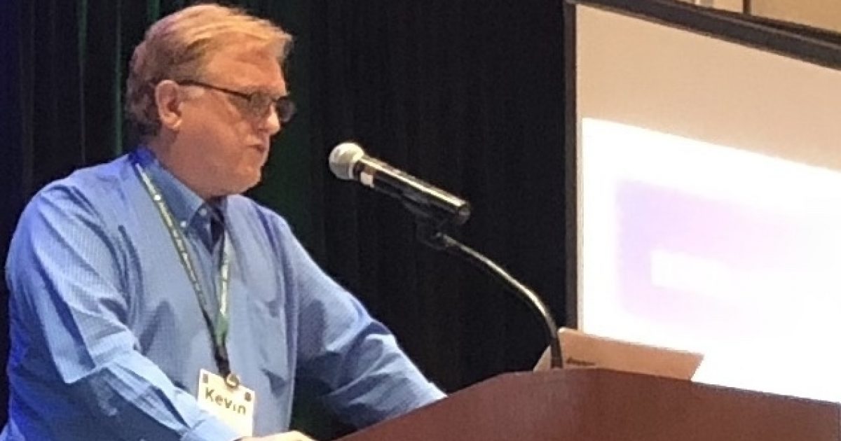 Dr. Kevin Archer presents at Overhead Lines | Treated Wood